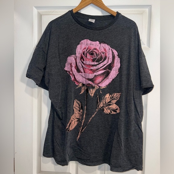 No Boundaries | Tops | No Boundaries Pink Graphic Oversized Tshirt Size ...